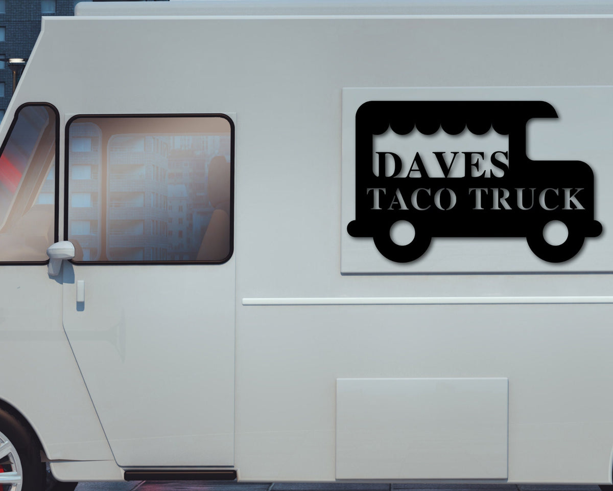 Food Truck Custom Metal Sign – SignCrafts